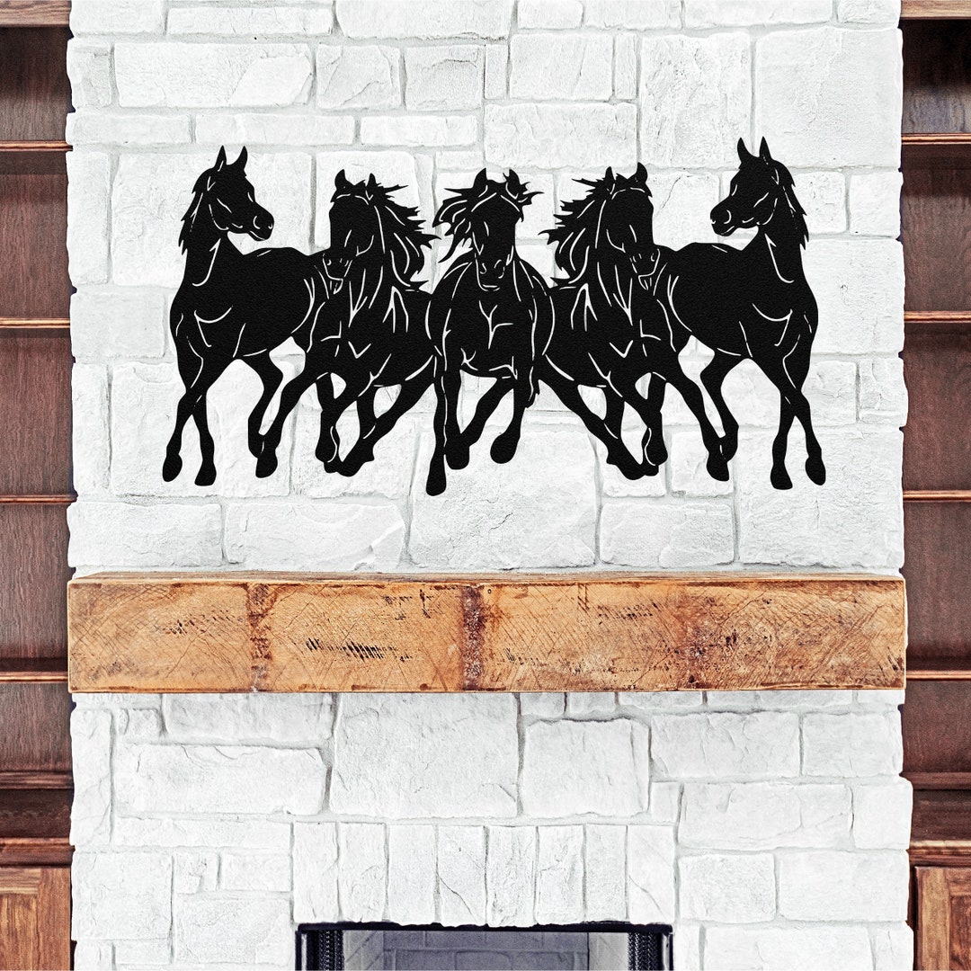 Wild Horses Sign ~ Metal Porch Sign | Metal Gate Sign | Farm Entrance ...