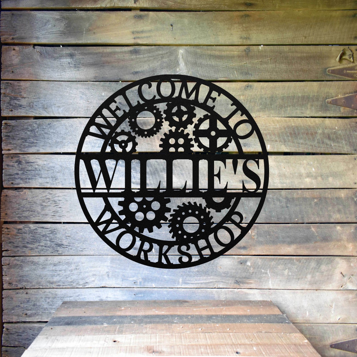 Custom Workshop Sign ~ Metal Sign - Outdoor Sign - Personalized Home ...