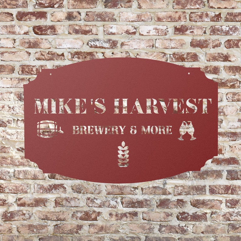 Large Custom Business Logo Signs Metal Custom Business Sign - Etsy