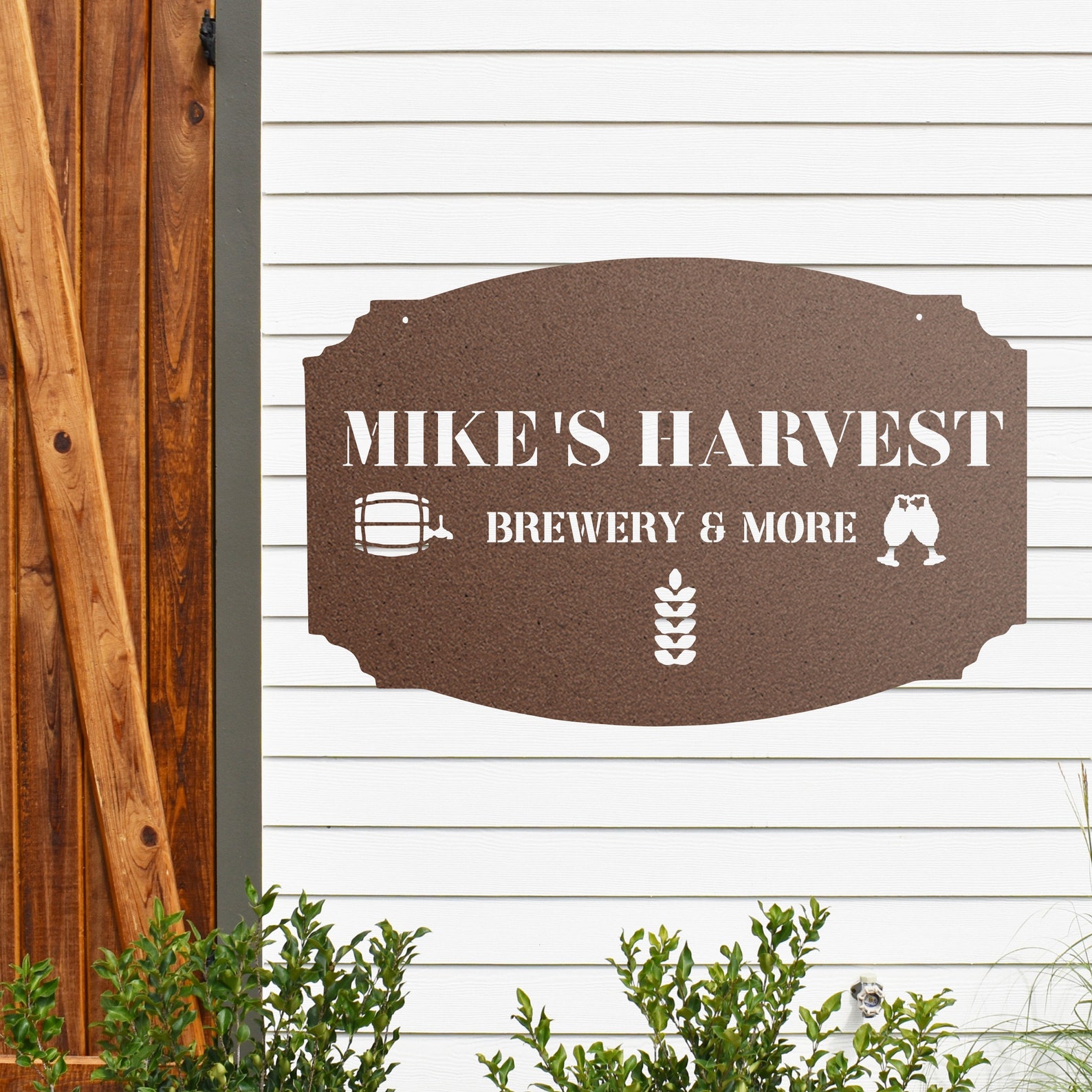 Large Custom Business Logo Signs ~ Metal Custom Business Sign, Outdoor ...