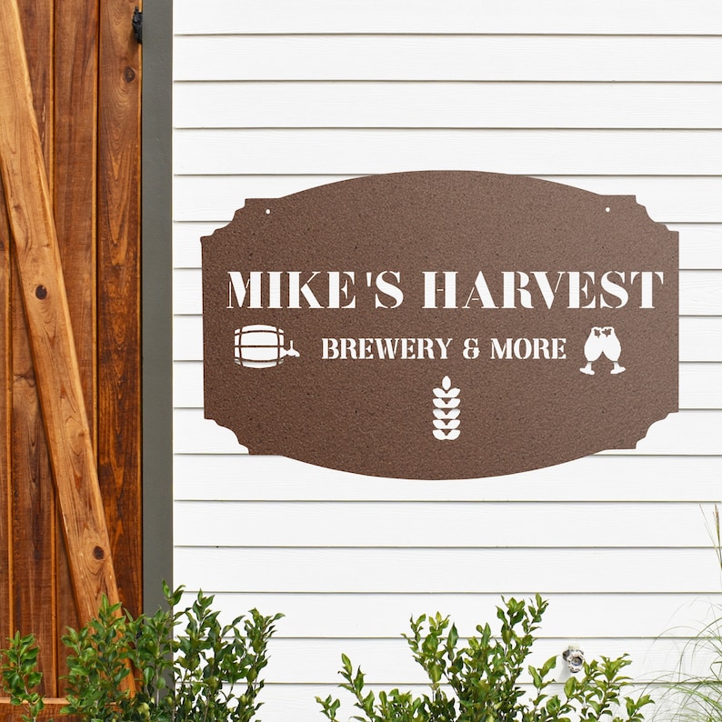 Large Custom Business Logo Signs Metal Custom Business Sign - Etsy