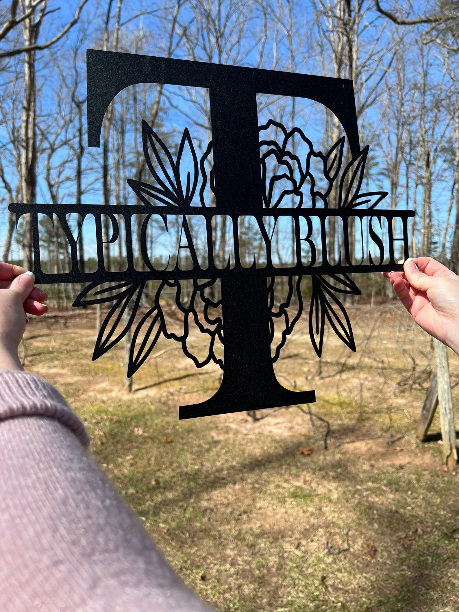 Custom Metal Signs Monogram Wall Decor Metal Wall Art | Etsy