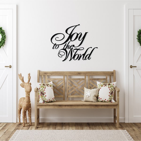 Joy Metal Sign - Etsy