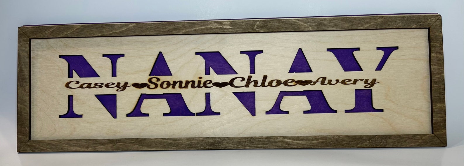 Mom, Nanay, Lola, Mother's Day Sign With Kids Name, Mom Wood Sign ...