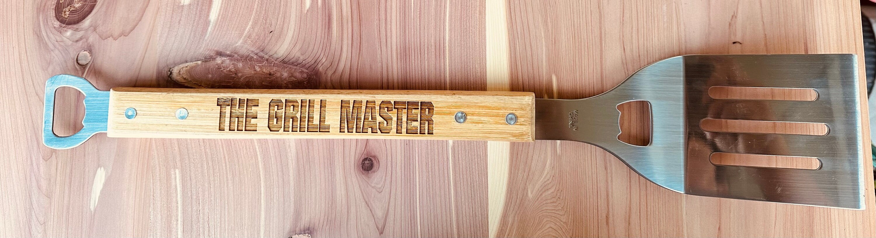 Personalized BBQ Spatula With Bottle Opener, Personalized Barbecue ...