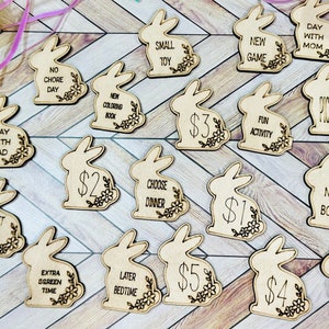 Easter Basket Tokens, Easter Bunny Tokens, Easter Egg Hunt Tokens ...