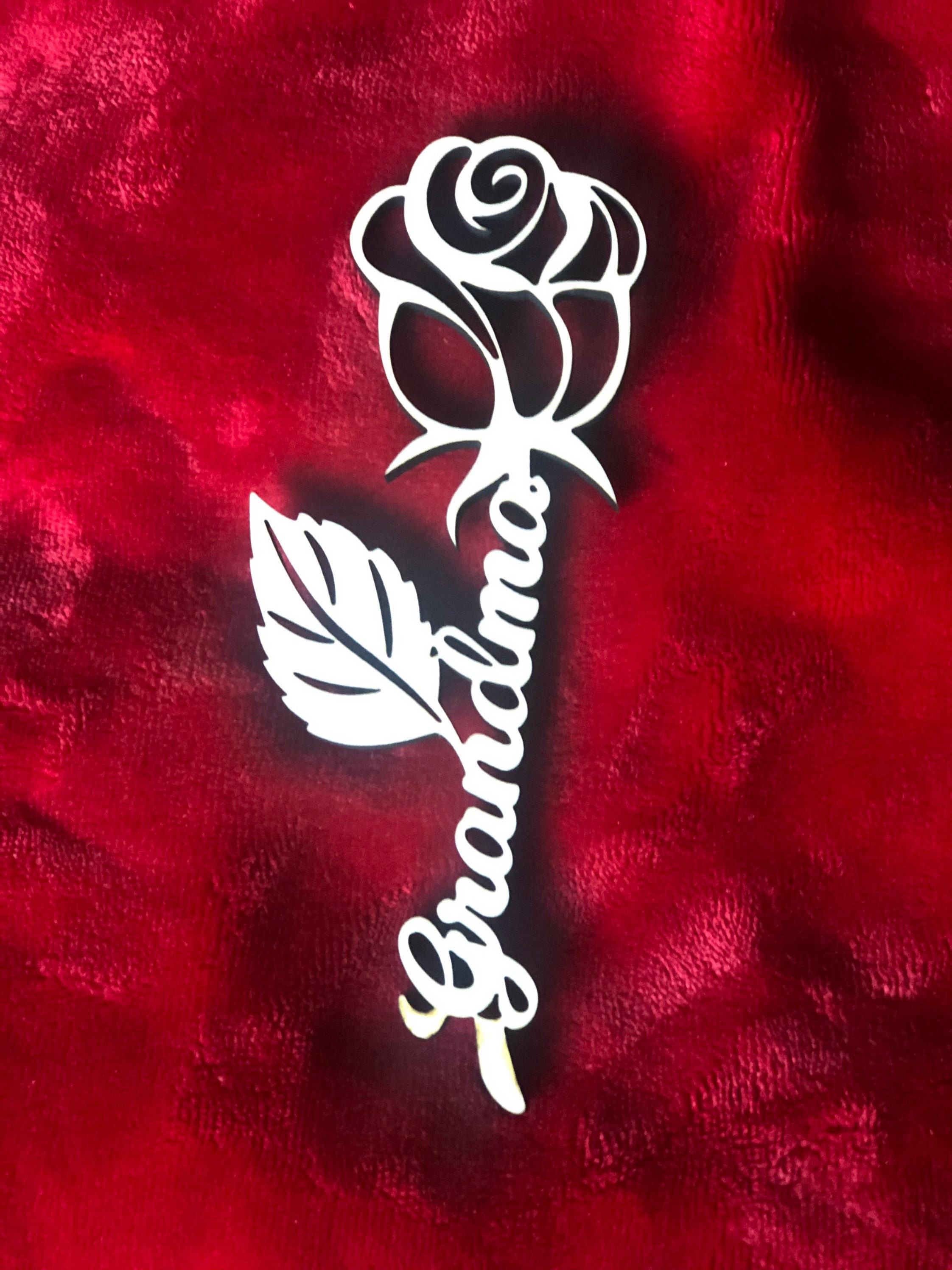 Wooden Rose, Rose for Mom, Rose for Grandma, Rose for Valentines, Gifts ...