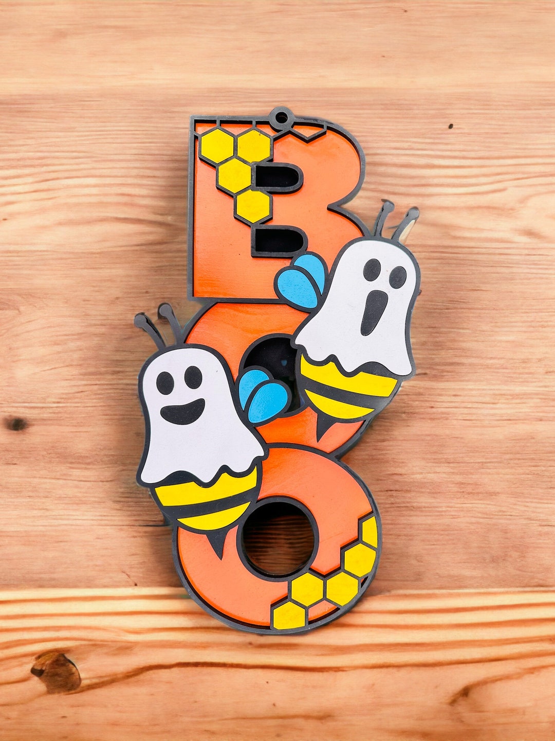 3D "boo" Halloween Sign, Halloween Sign, Halloween Decor, Bumble Bee ...