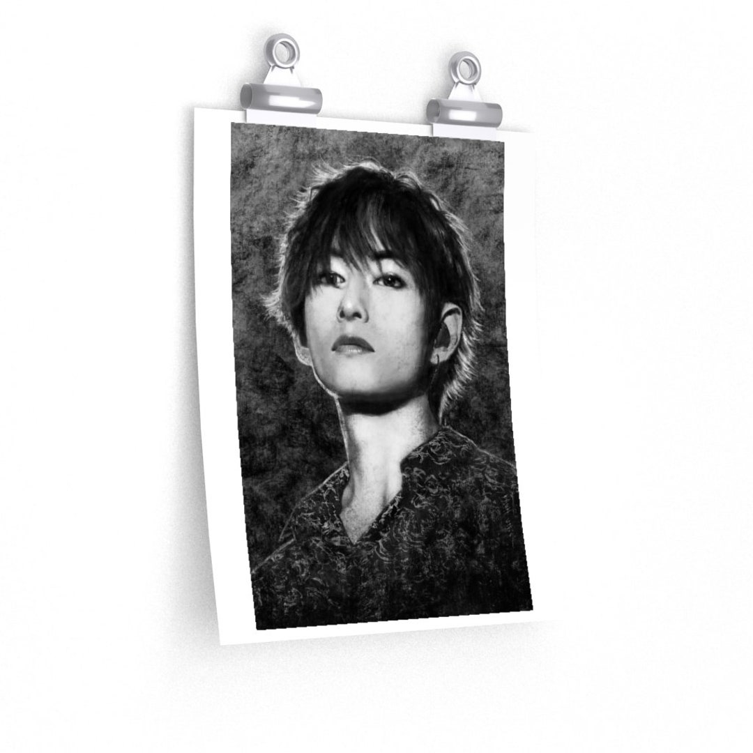 BTS - V - Portrait Art Print - Etsy