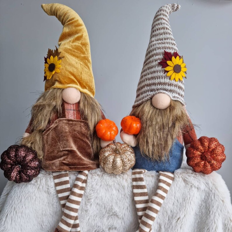 Halloween Gnome/gonk Autumn/harvest Gnome/gonk Autumn - Etsy UK