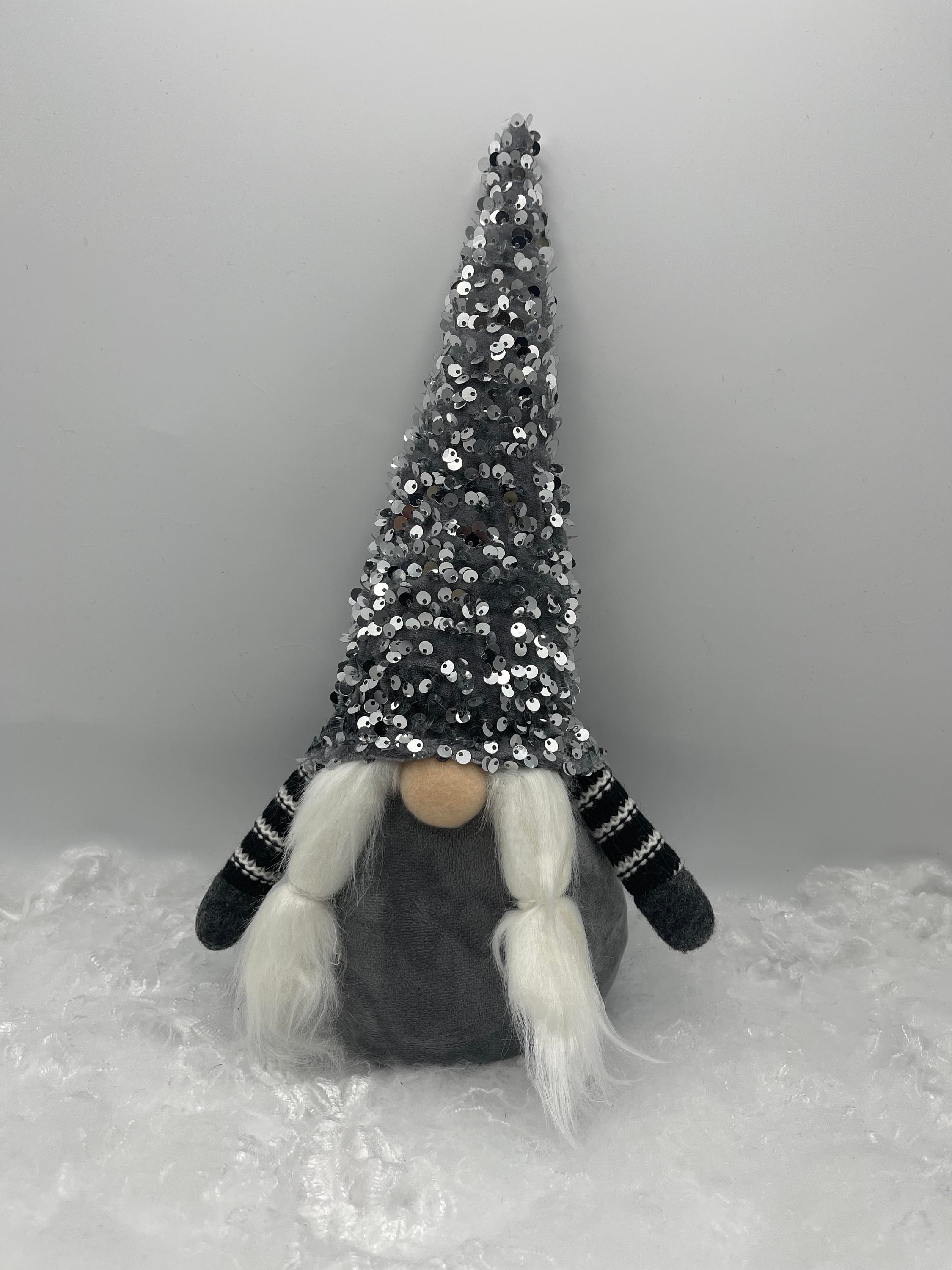 Gorgeous Grey Gonk/gnome | Glitter Sequin Sparkle Gonk | Gift Idea ...