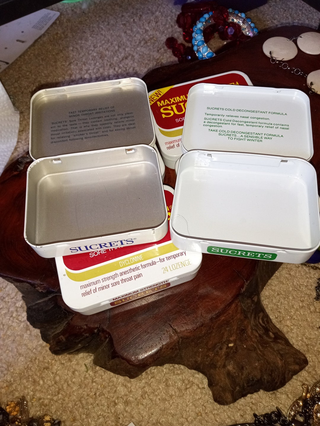 Vintage Sucrets Tins Lot - Etsy