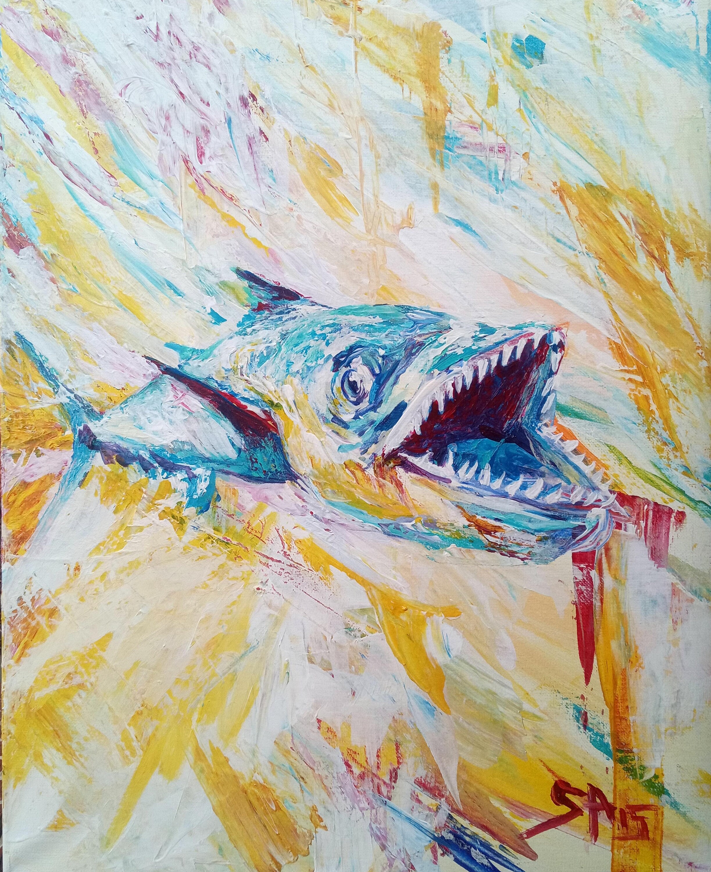 Barracuda Painting