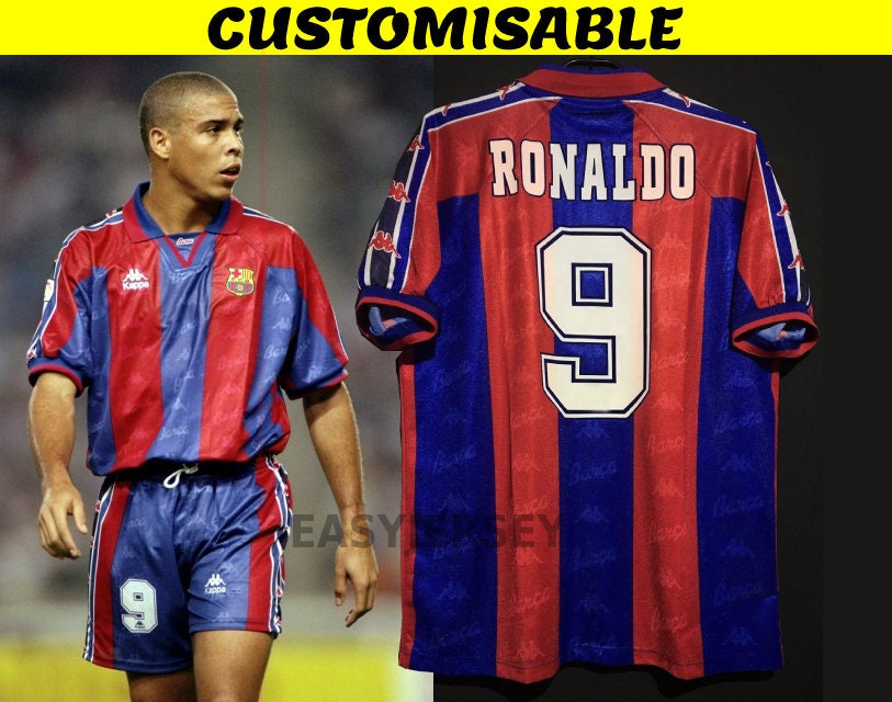 Barcelona 1996/97 Ronaldo Rivaldo Jersey / FCB Camisola del | Etsy