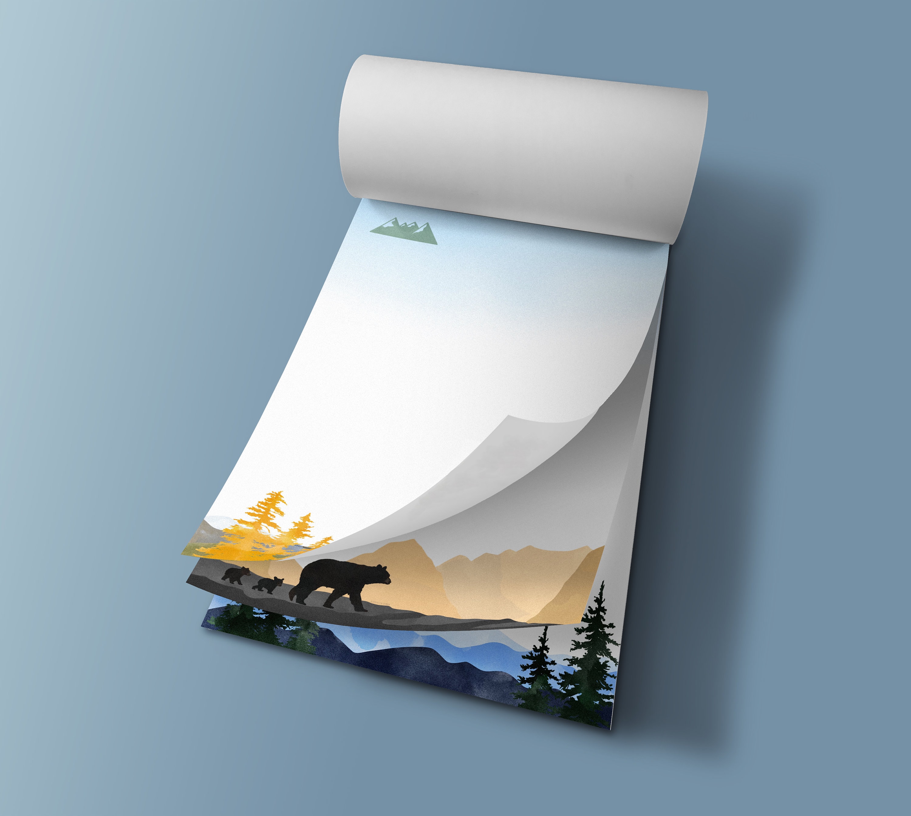 5x8 Half Sheet Custom Stationery Set Letter Writing Notepad Paper ...