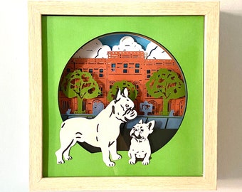 Shadow Box for Dog Pet Keepsake Shadowbox With - Etsy