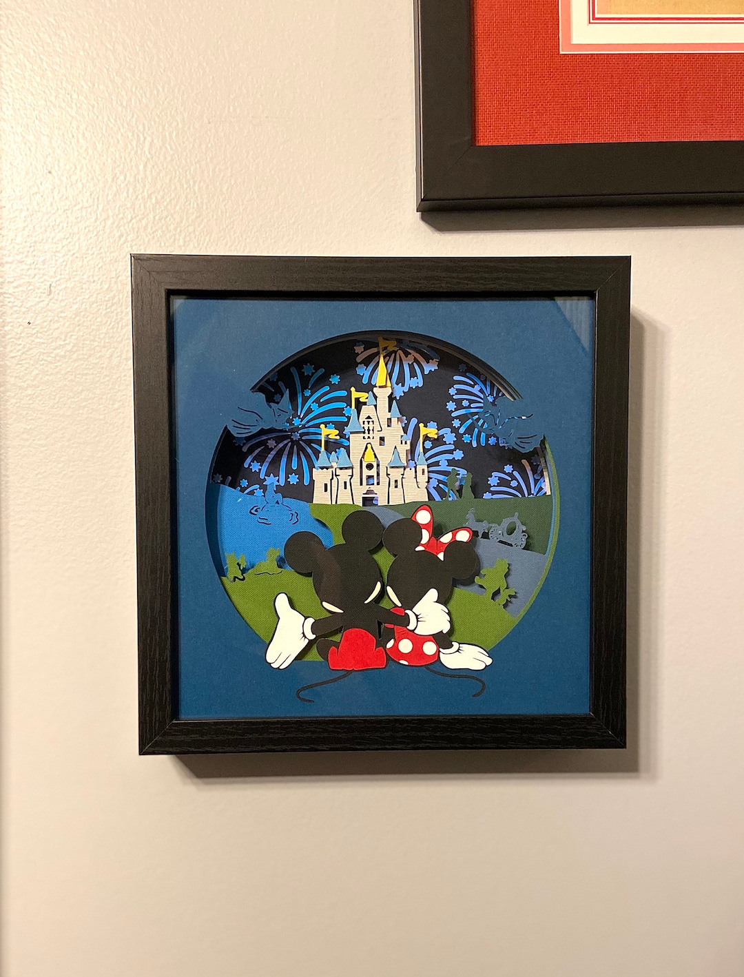 Disney World Shadow Box - Etsy
