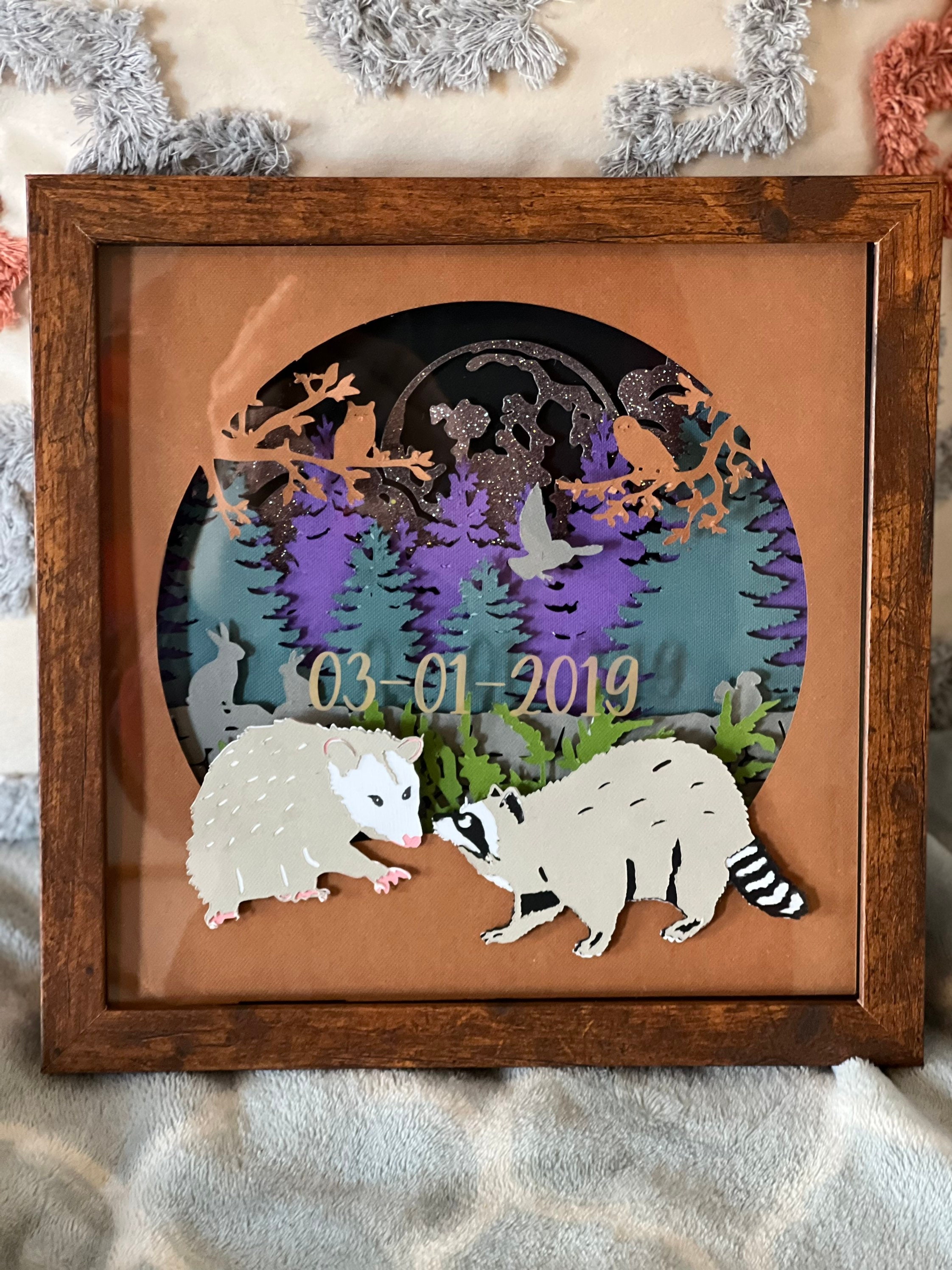 Home & Living Wall Décor CUSTOM Shadow Box ANY ANIMALCharacter etna.com.pe