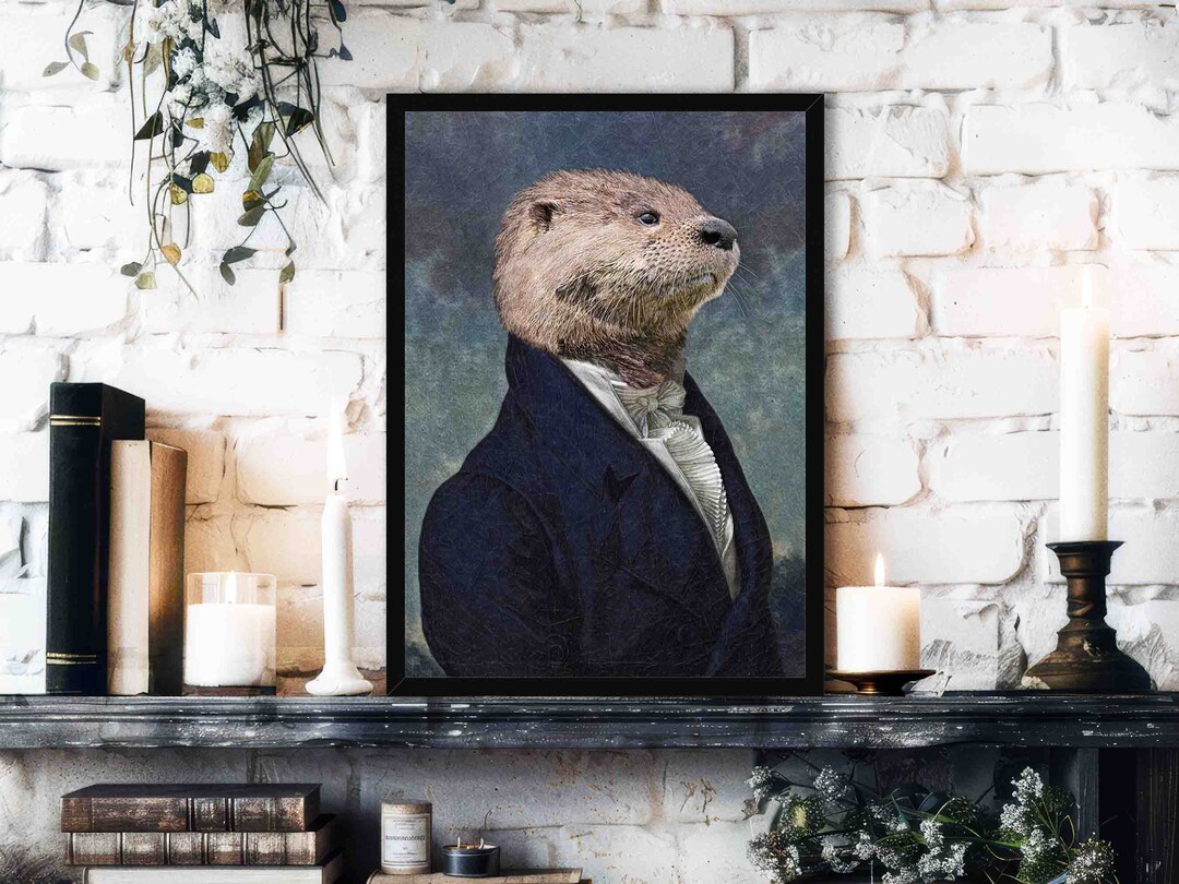 Rat King Wall Art Print // Cute Royal Lord of the Rats & Mice in a ...