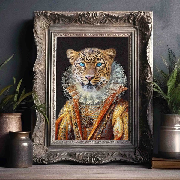 Painting Leopard - Etsy