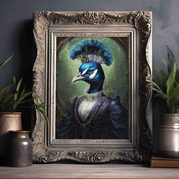 Peacock Lady - Etsy