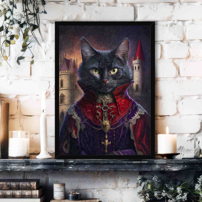 Vampire Cat - Etsy