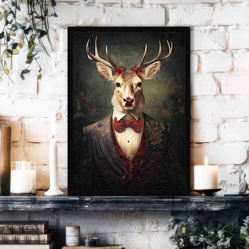 Fancy Reindeer - Etsy
