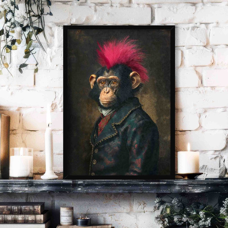 Monkey middle finger - Etsy.de