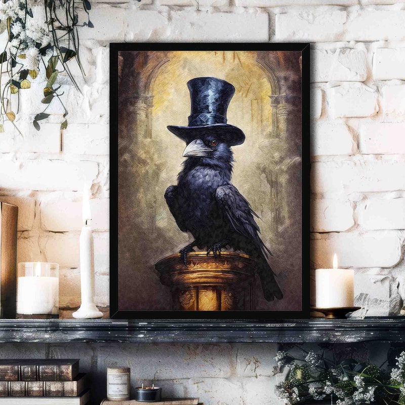 Raven Top Hat - Etsy