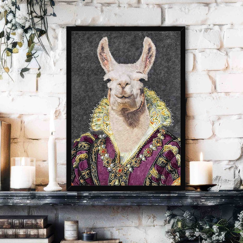 Llama Art Print - Etsy
