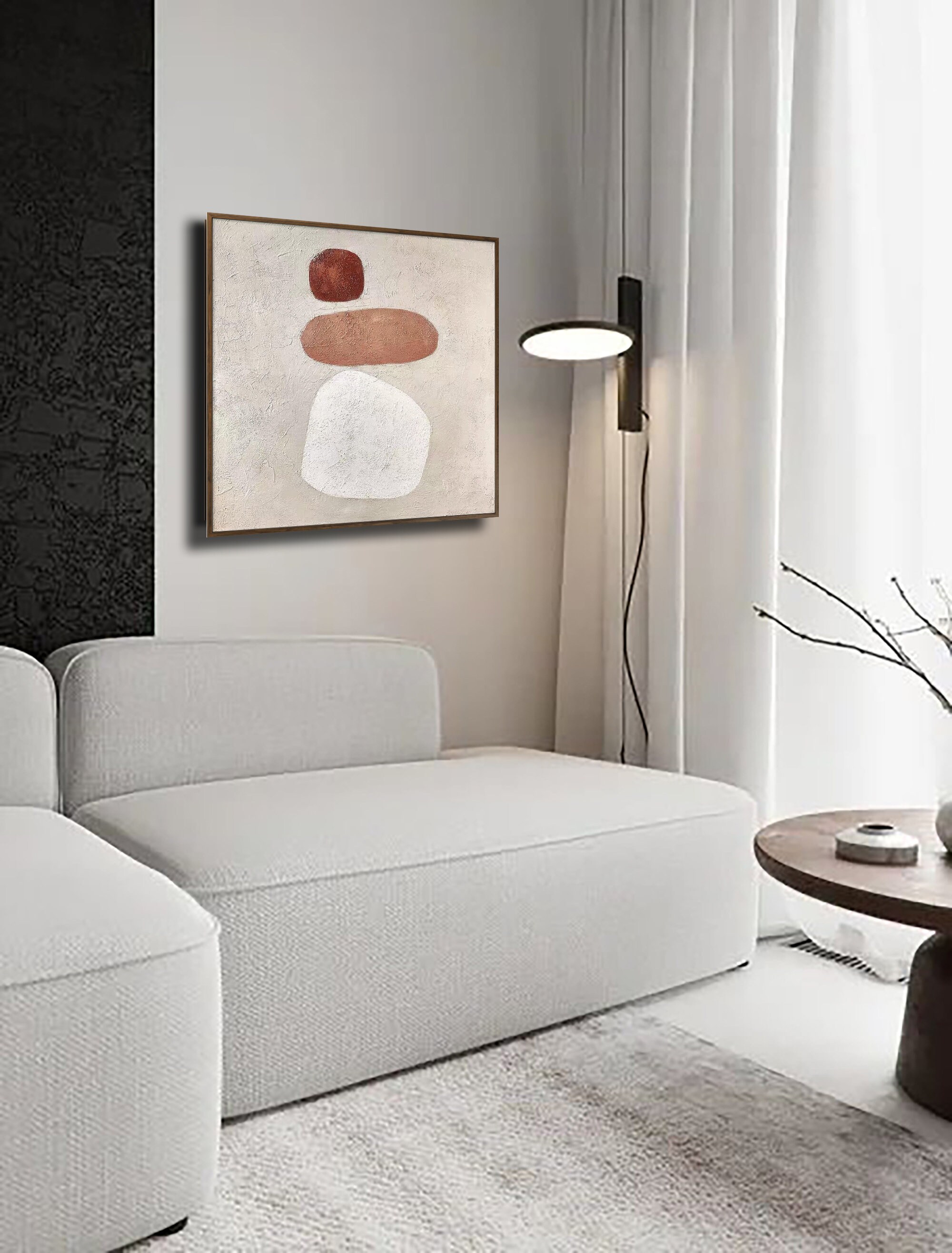 Large Beige Abstract Painting Beige Painting Texture | Etsy