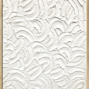 Set of 2 Plaster Art | White Plaster Art | New * Minimalist ...