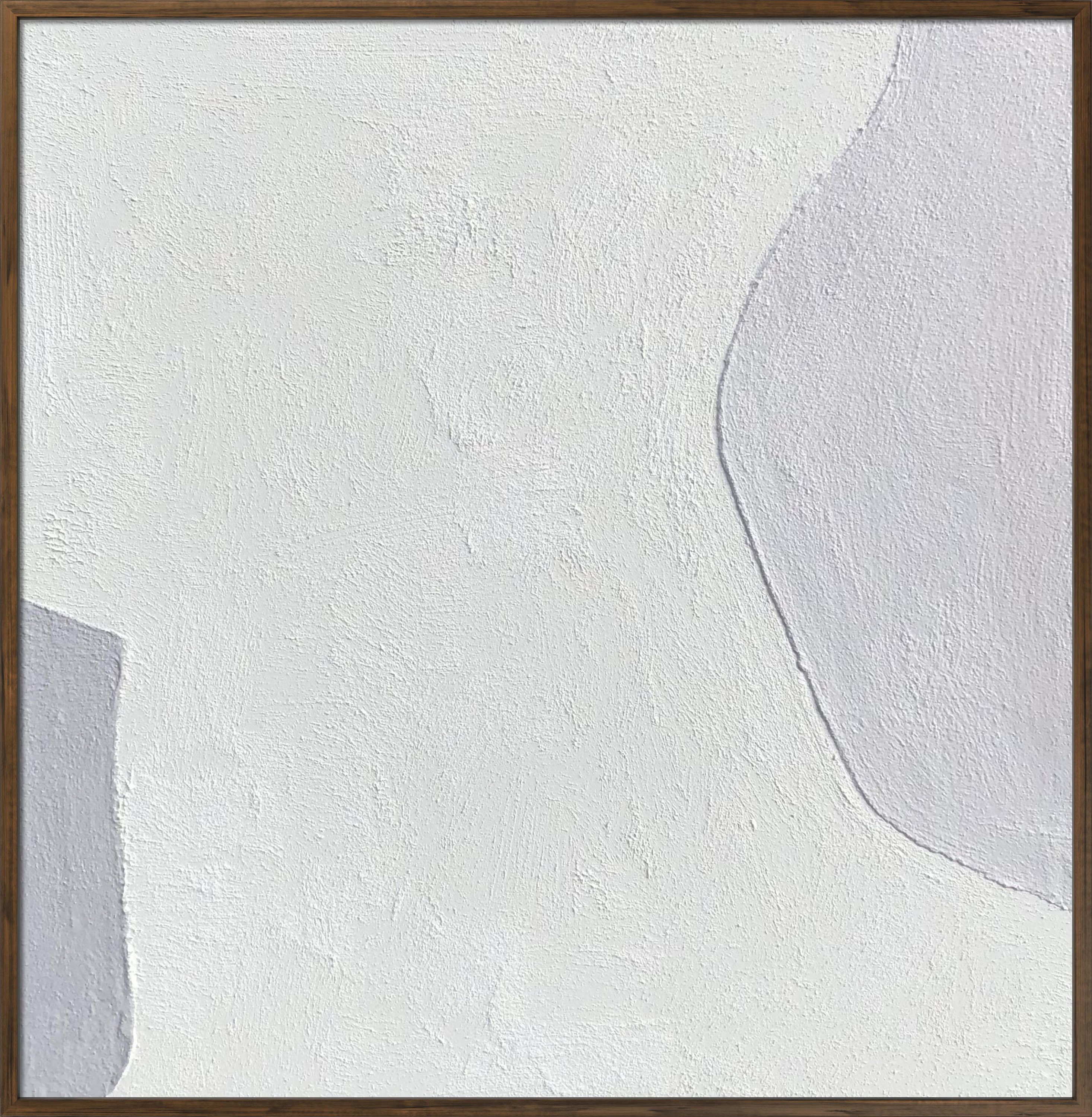 Large Nordic White Abstract White 3D Texture Painting White | Etsy