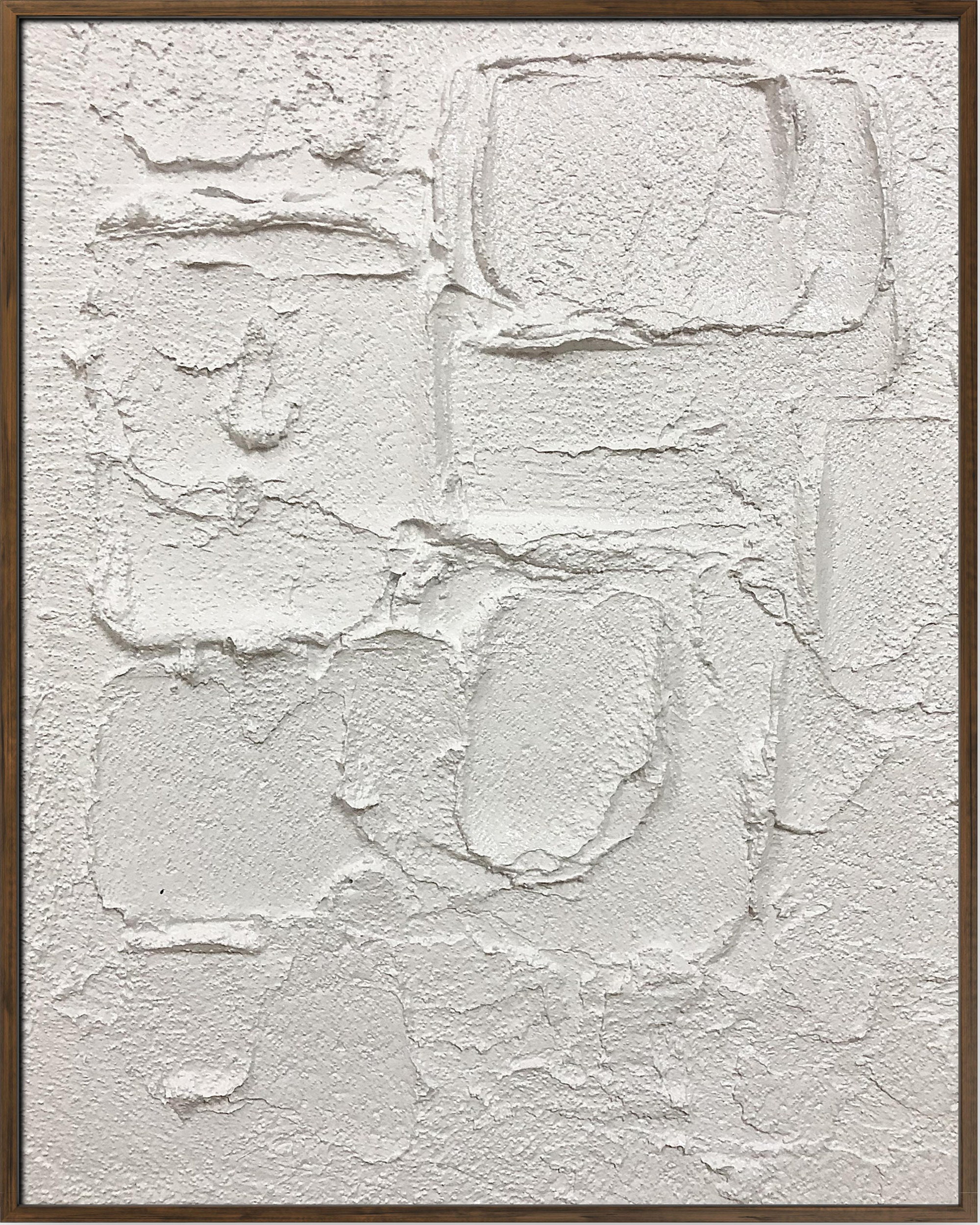 Large Nordic White Abstract White 3D Texture Painting White | Etsy