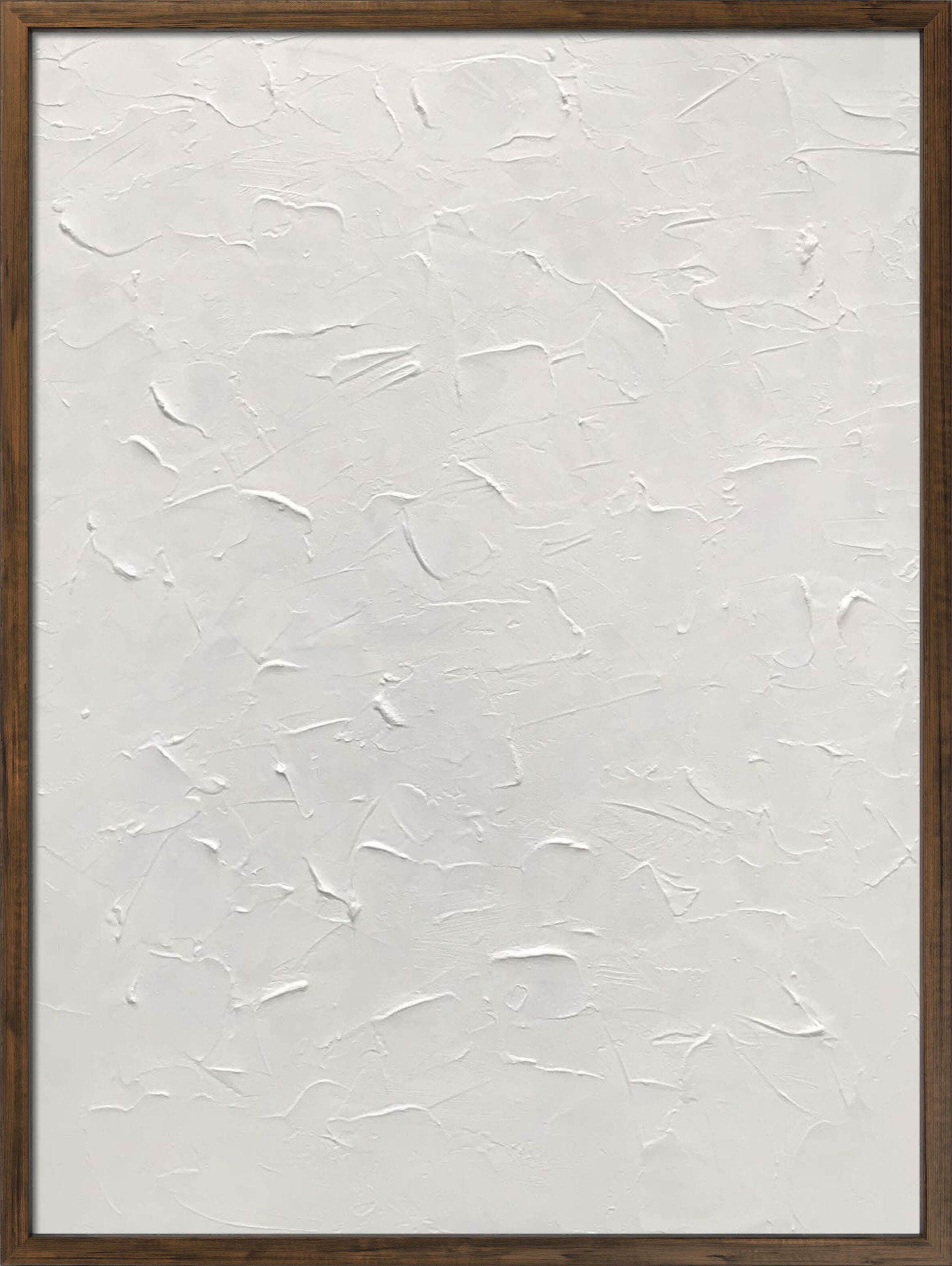 Large Nordic White Abstract White 3D Texture Painting White - Etsy