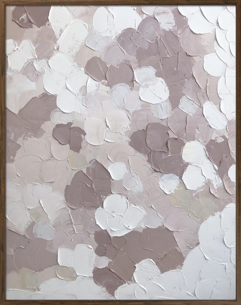 Big Beige Abstract Painting Beige Texture Painting Light - Etsy