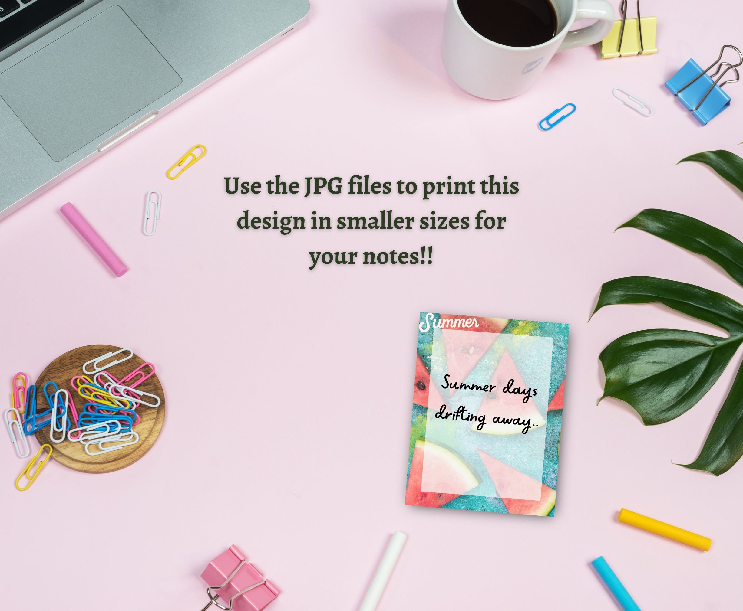 Printable Stationery Set US Letter Size PDF, Instant Download ...