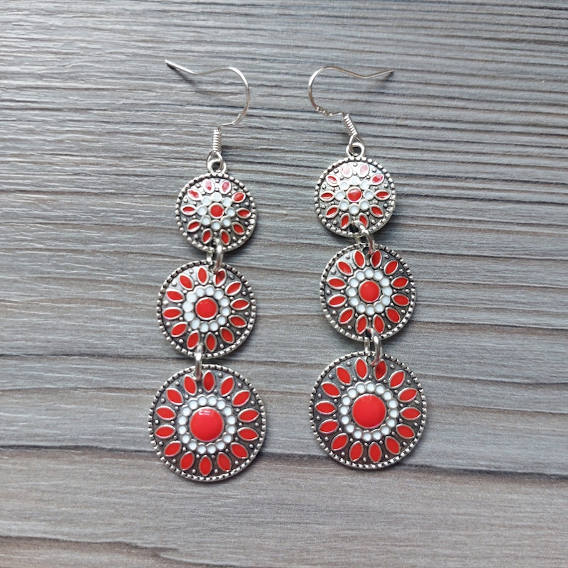 Bohemian Earrings - Etsy