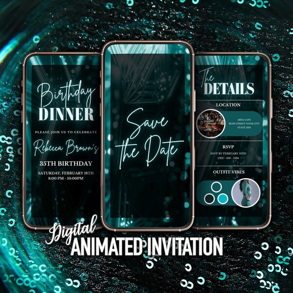 Luxury Save the Date - Etsy