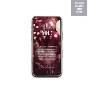 Maroon Color and White Graduation Invitation, 2025 Graduation, Class of ...