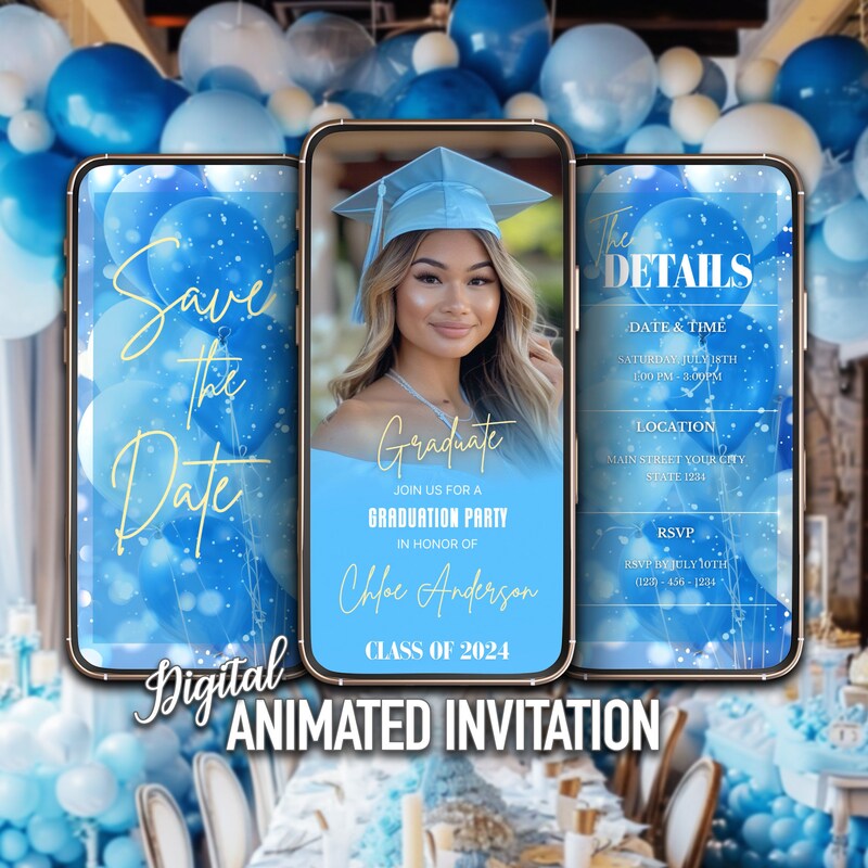 Blue Graduation - Etsy