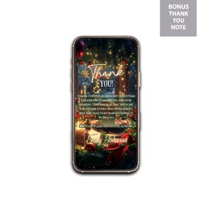 Digital Christmas Dinner Invitation, 2025 Editable Christmas Party ...
