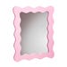Pink Wavy Wall Mirror - Etsy
