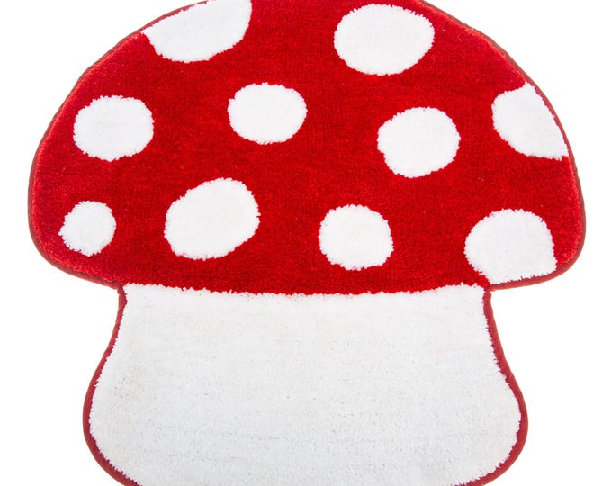 Toadstool Mushroom Bath Mat - Etsy