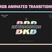 Animated RGB Stream Transitions / Scene Transition / Starting, Be Right ...