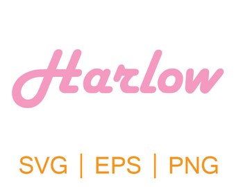 Harlow Svg - Etsy