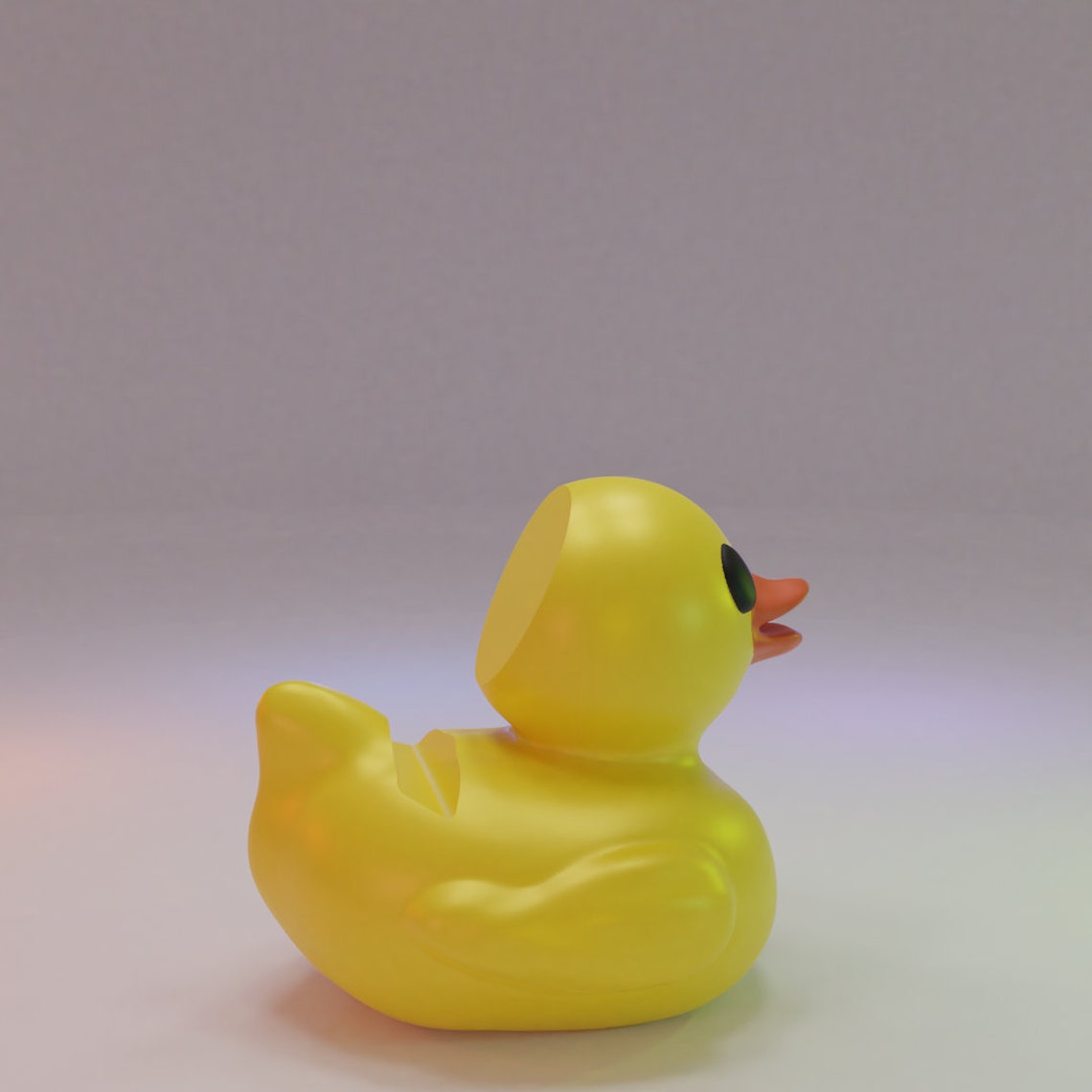 Yellow Rubber Ducky Phone Stand: 3D Printable STL File (digital ...