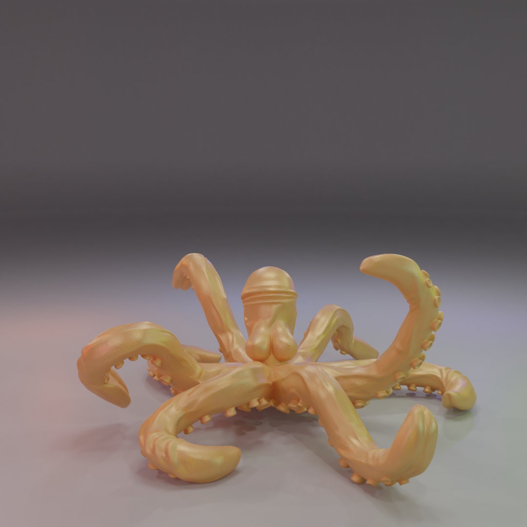 Cocktopus Dicktopus 3D Imprimible Digital Instant Download Only STL ...