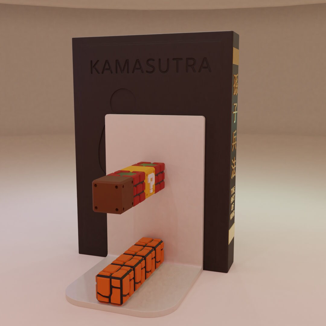 Super Mario Bookends 3D Printable STL File (digital Download) - Etsy