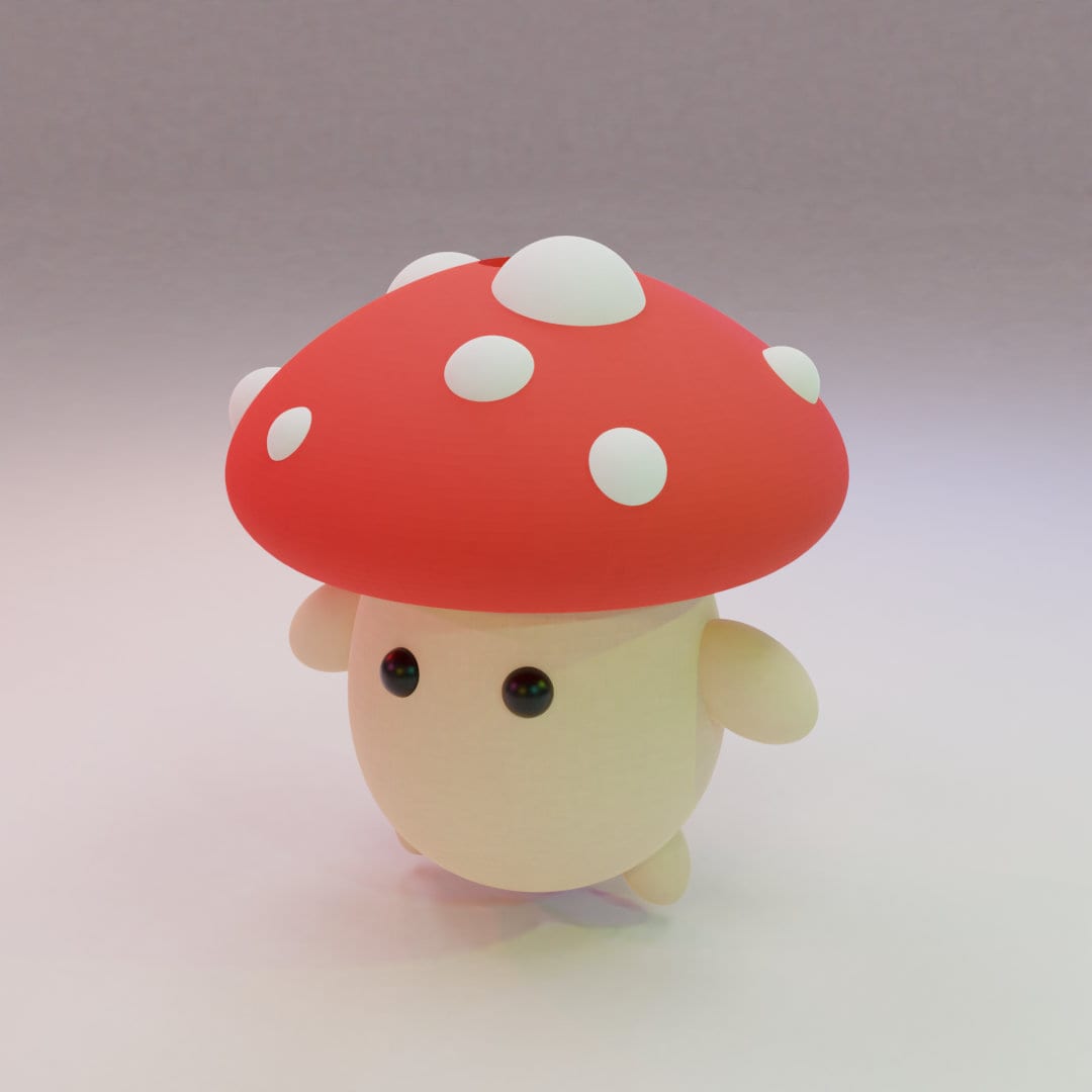 Mushroom Toothpaste Cap Topper: 3D Printable STL File (digital Download ...